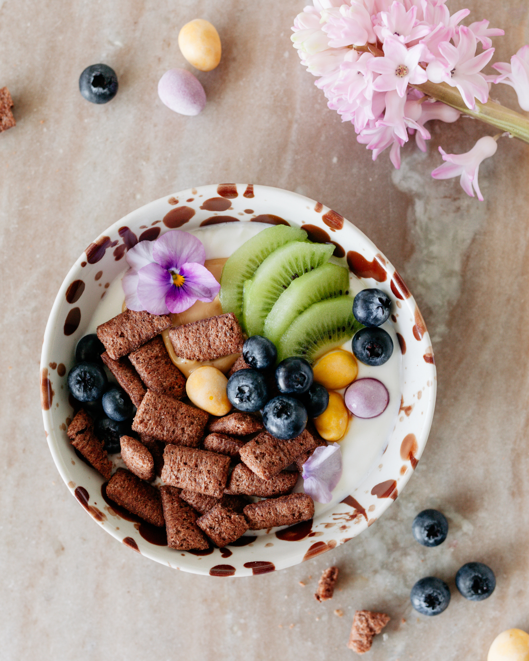 Bol de Pâques « Cocoa Pillow » sans gluten : sucré, croustillant et ...