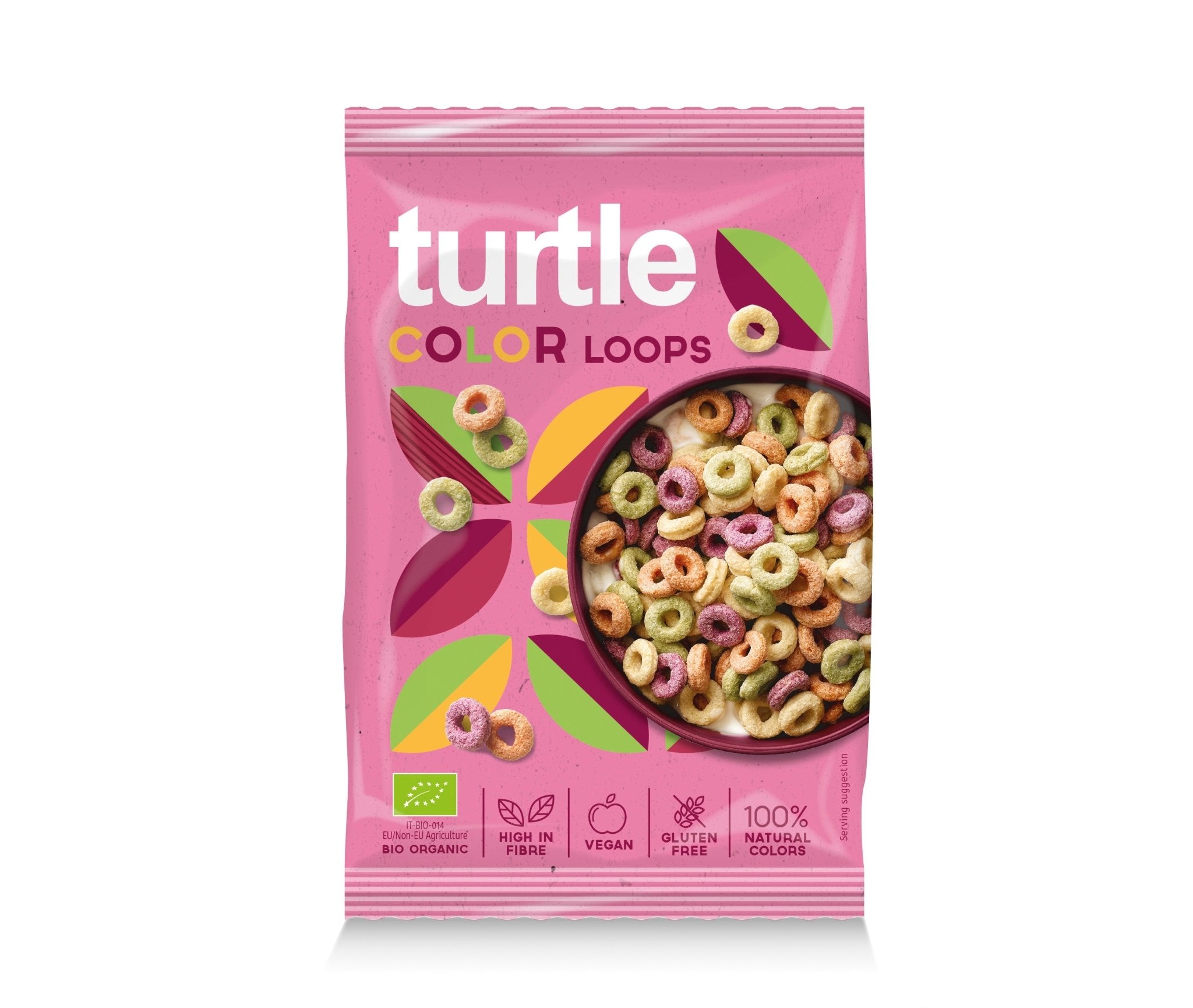 Healthy Gluten-Free Cereal | Color Loops Mini (Fruit Flavour) - Turtle ...