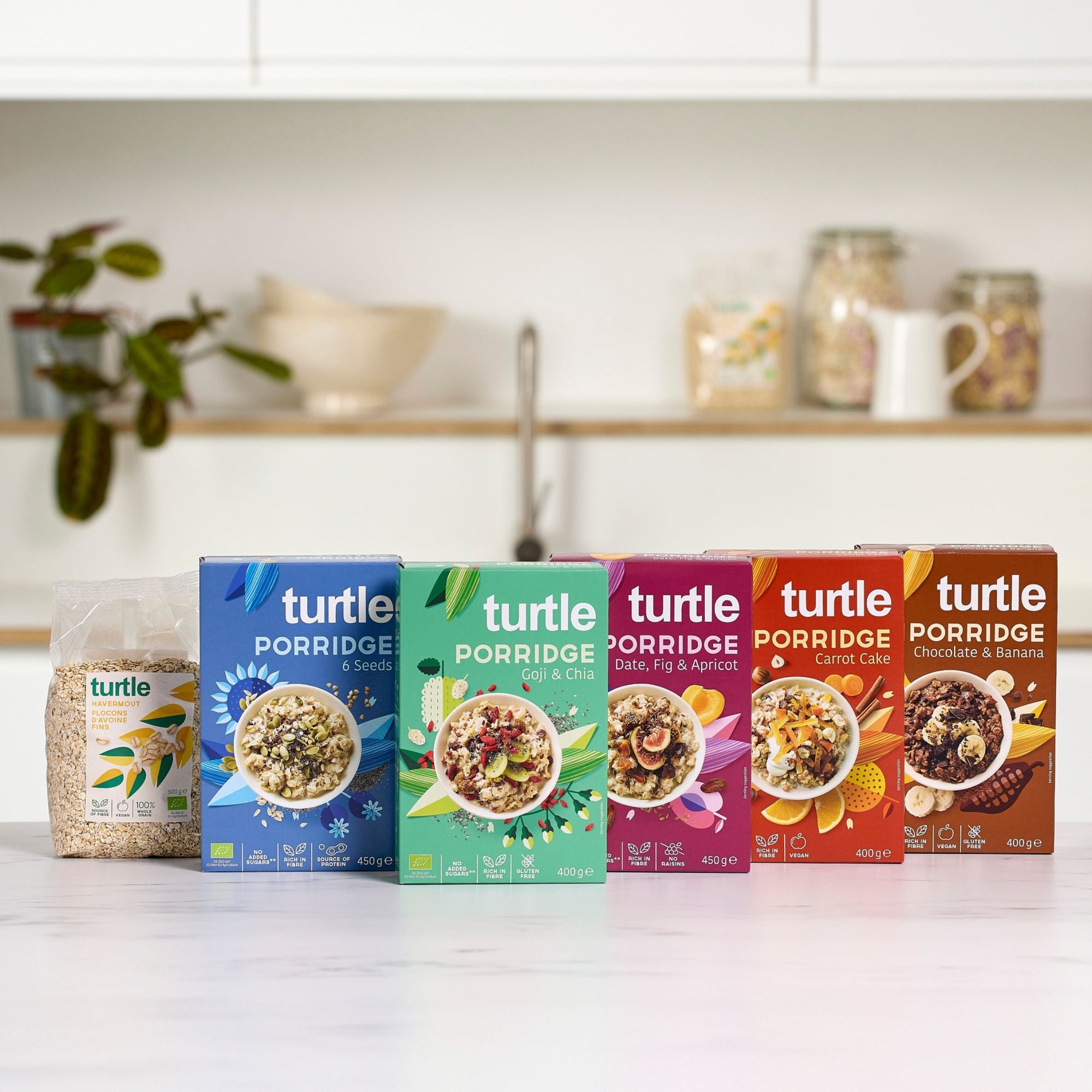 Assortiment Pack Porridge bio - Turtle - Turtle - Better Breakfast!