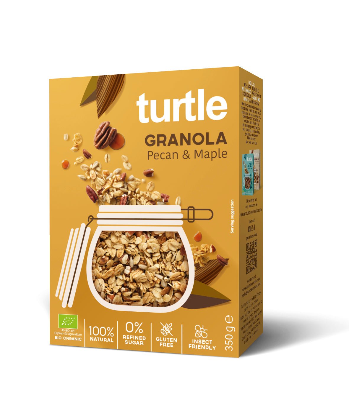 Turtle - Granola Pecan & Maple - Natuurlijk, biologisch en glutenvrij ...